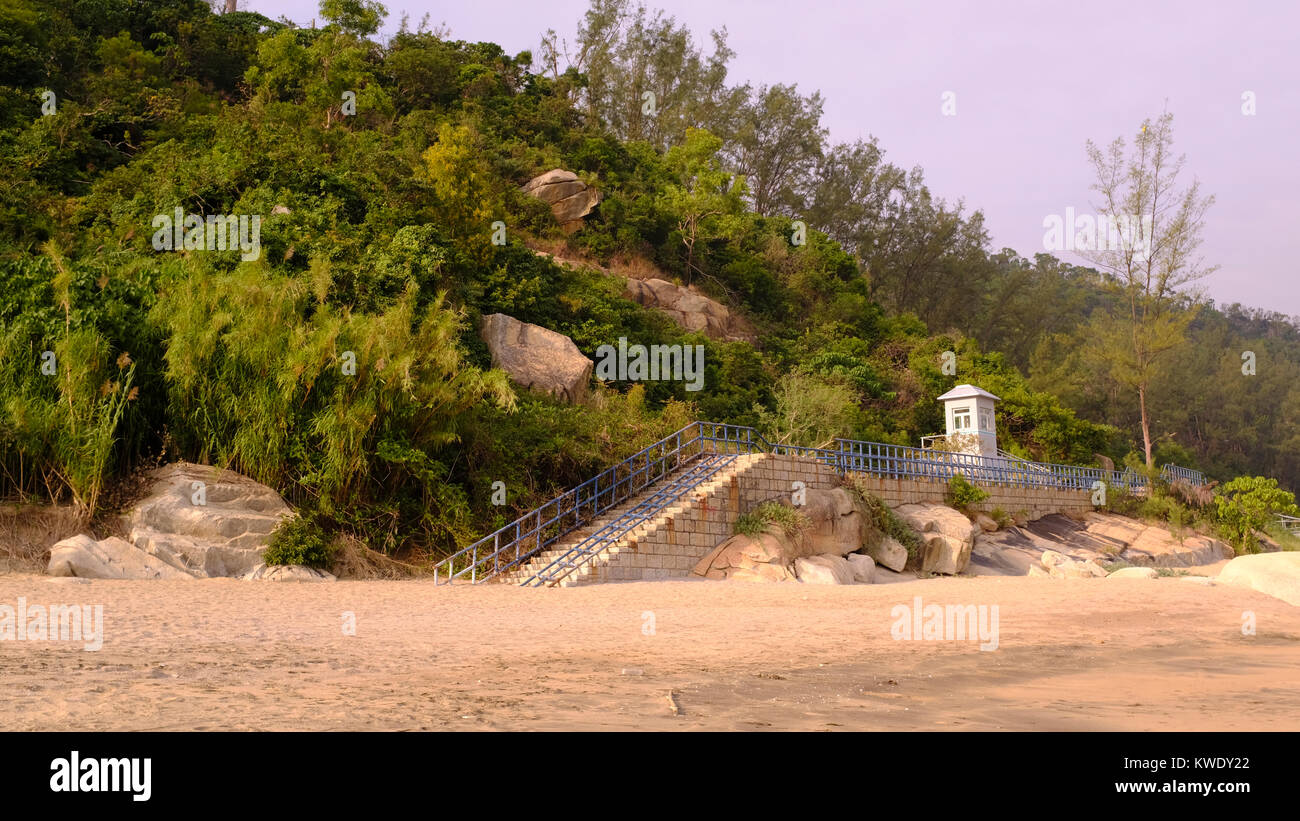 Hac-sa Beach in Macau SAR, China Stock Photo - Alamy