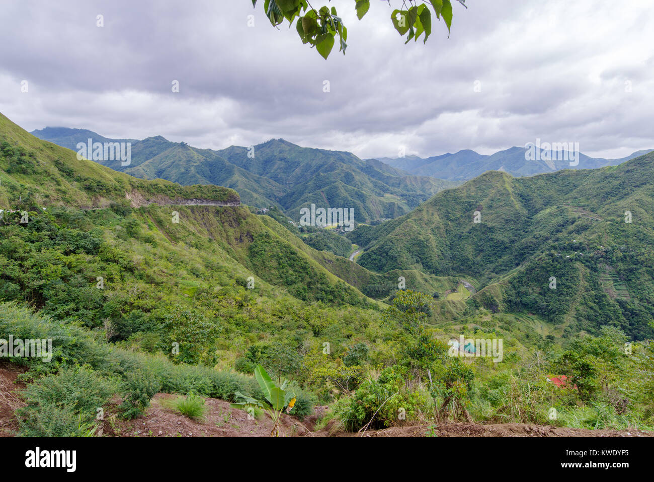beautiful landscape in Banaue road , Philippines Stock Photo - Alamy
