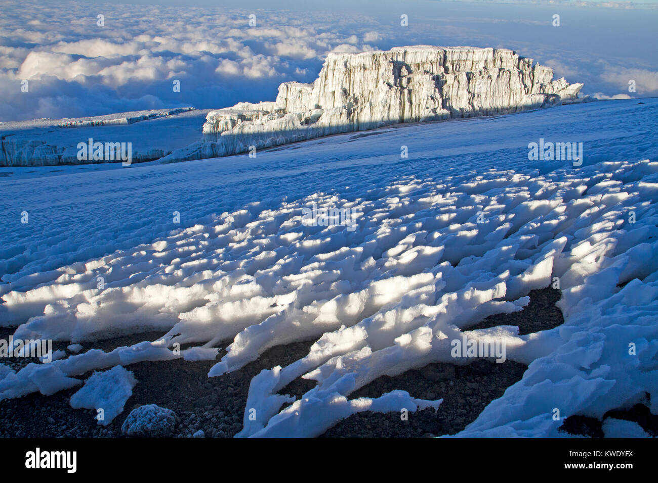 Mount kilimanjaro tanzania glaciers hi-res stock photography and images ...