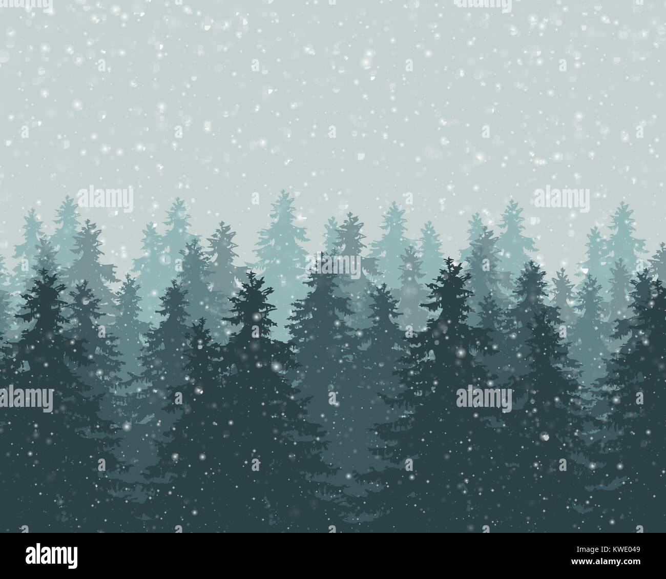 Cold grey winter sky Stock Vector Images - Alamy