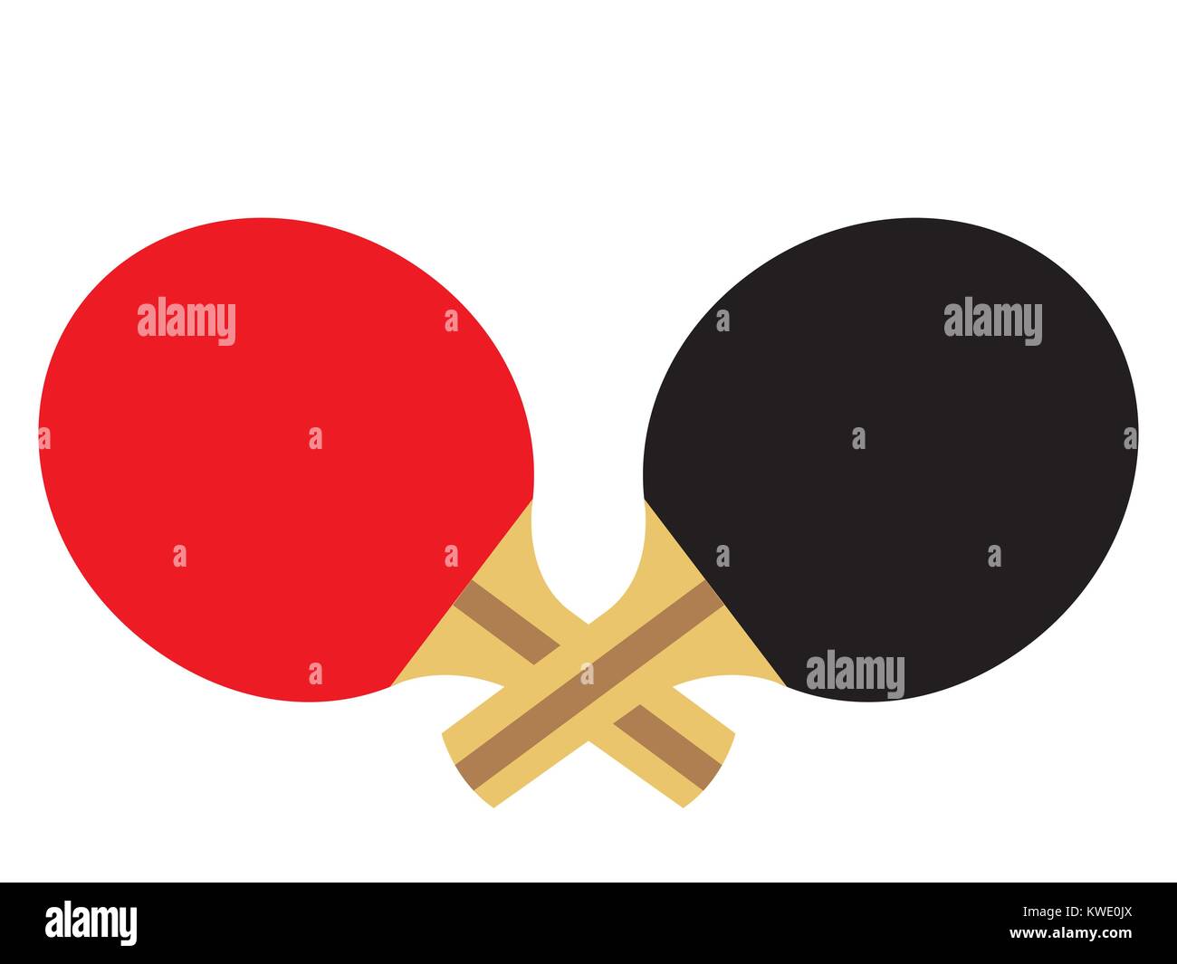 Ping pong paddles Stock Vector Image & Art - Alamy