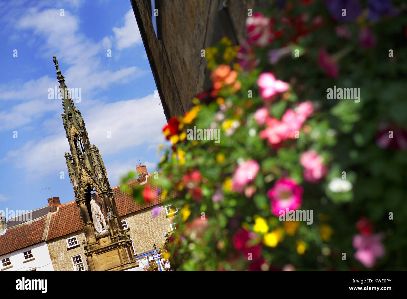Monument to Second Baron Feversham, Helmsley Market Square, North ...