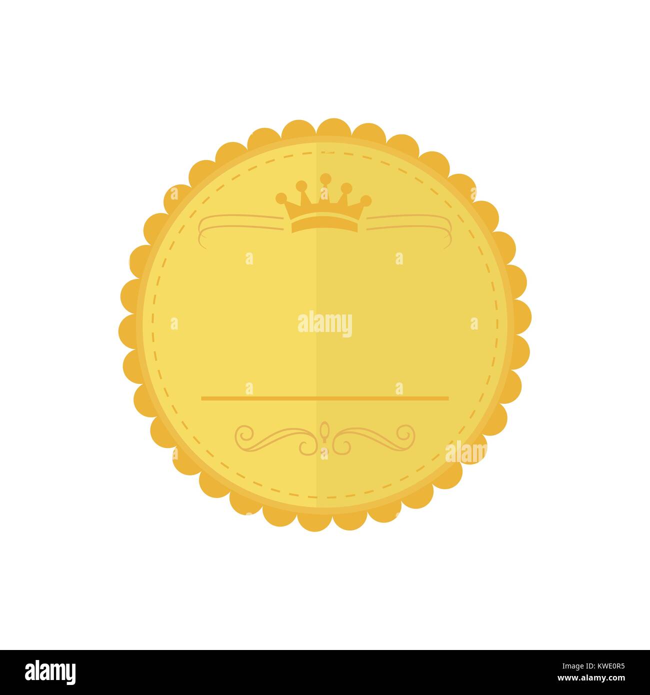 Blank Gold Emblem