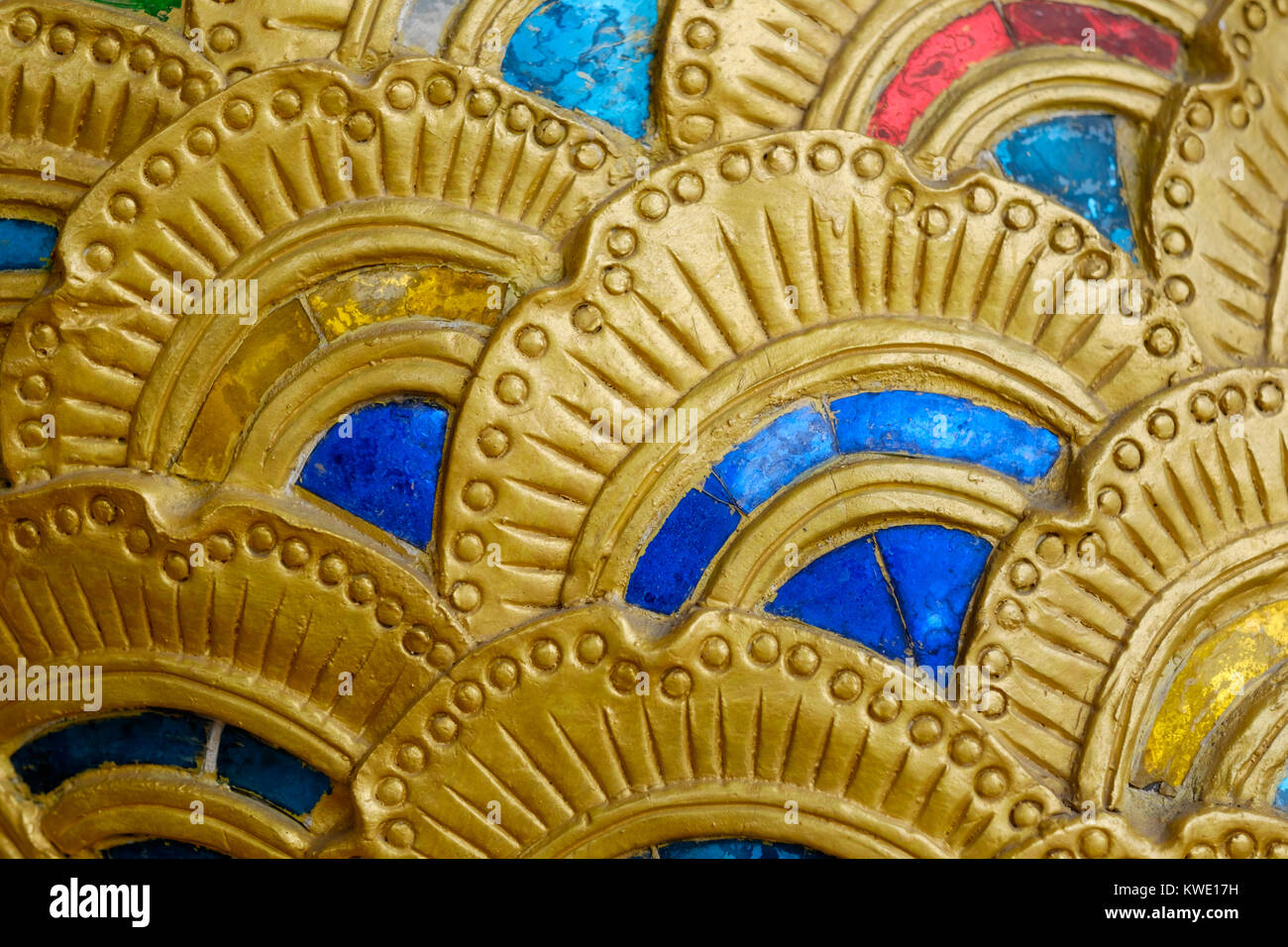 Pattern scales of Naga Stock Photo - Alamy