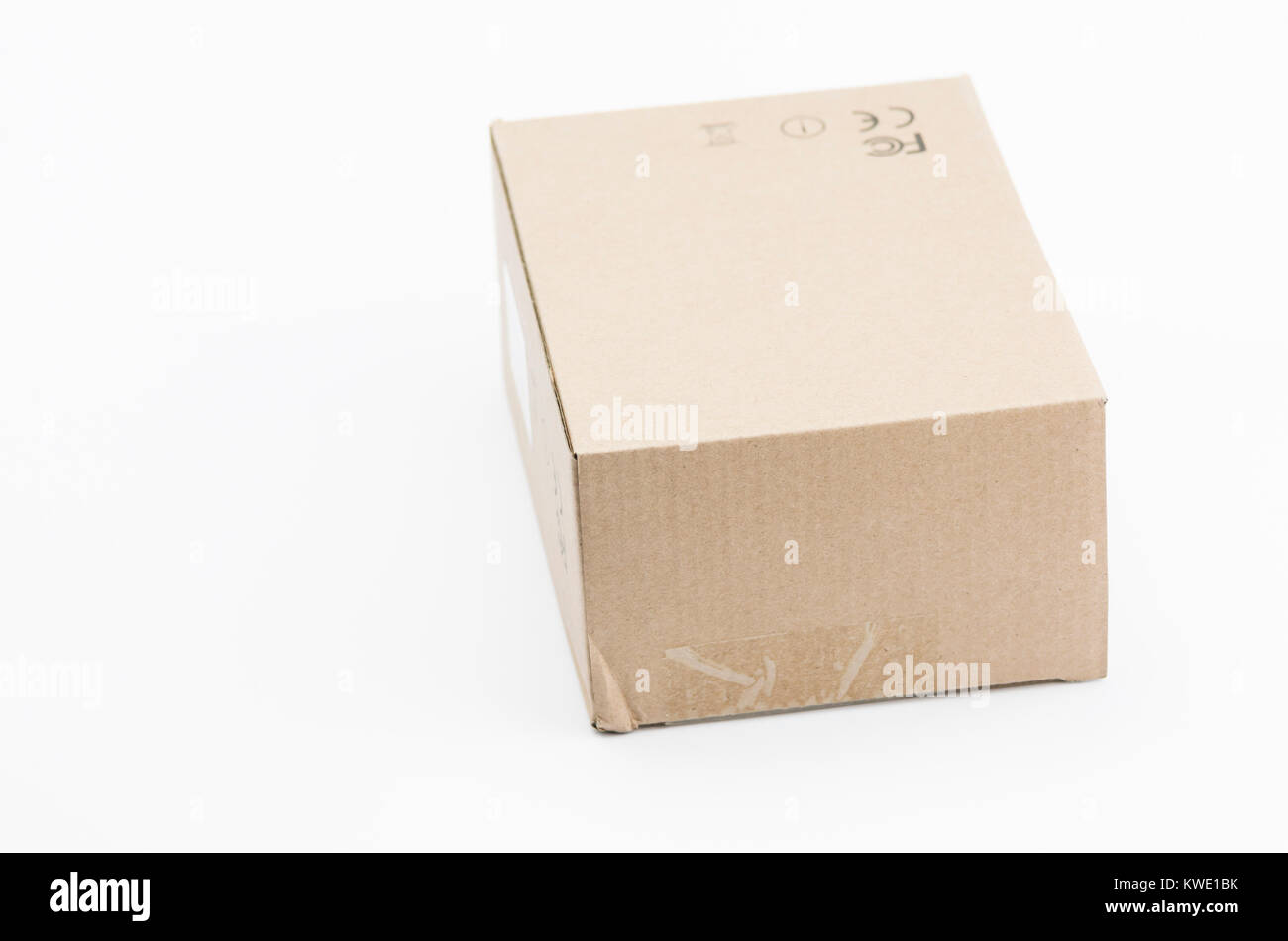 packaging paperboard boxes on a white background Stock Photo - Alamy