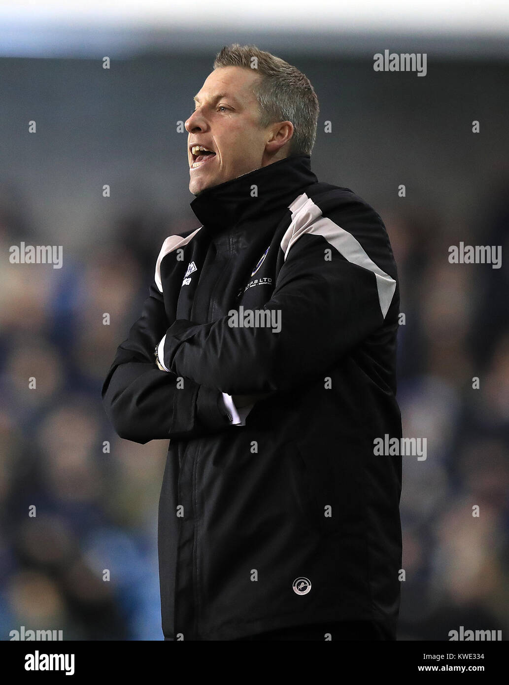 Millwall Manager Neil Harris Stock Photo - Alamy