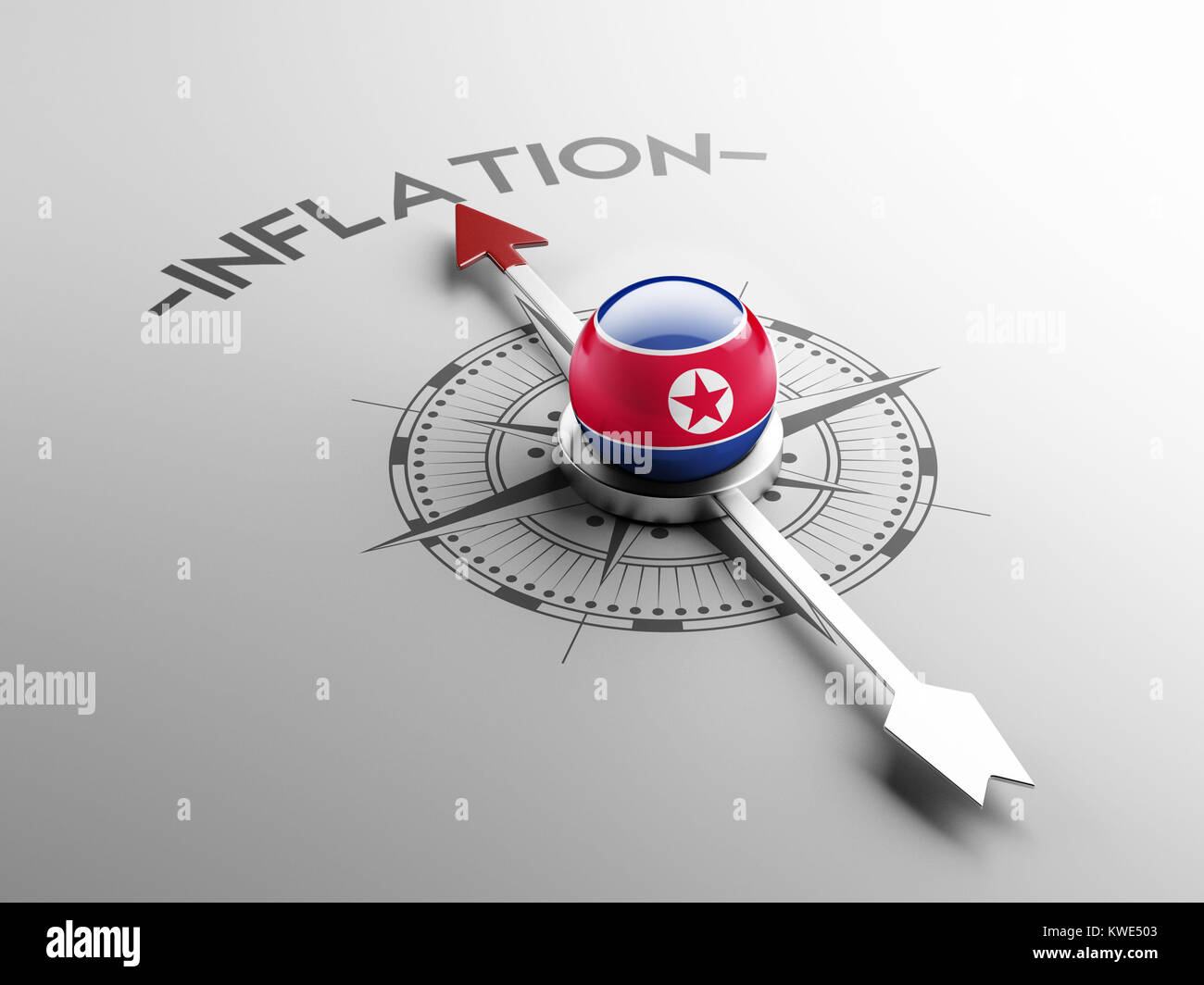 North Korea High Resolution Inflation Concept Stock Photo - Alamy