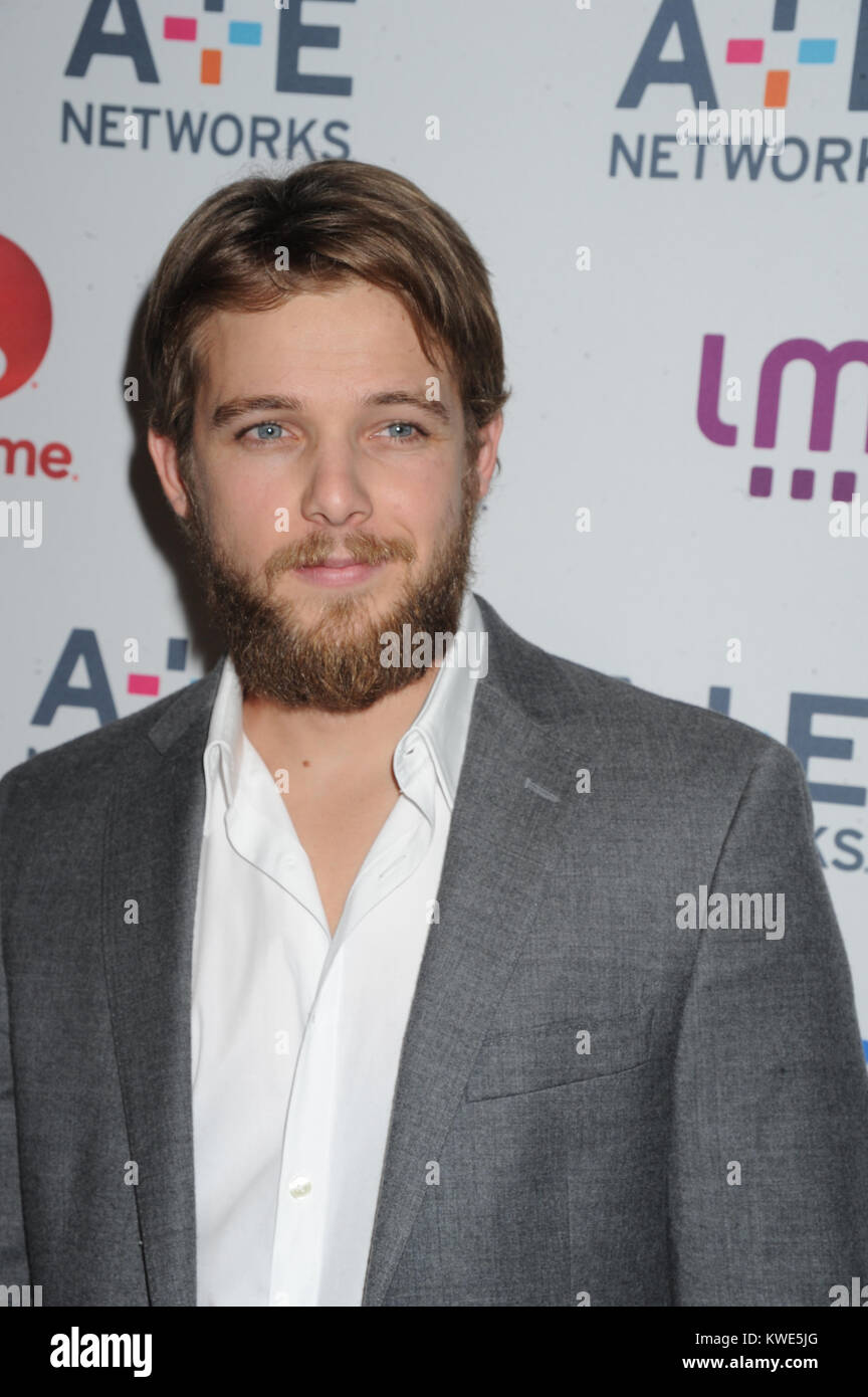 NEW YORK, NY - MAY 08: Max Thieriot attends the 2014 A+E Networks ...