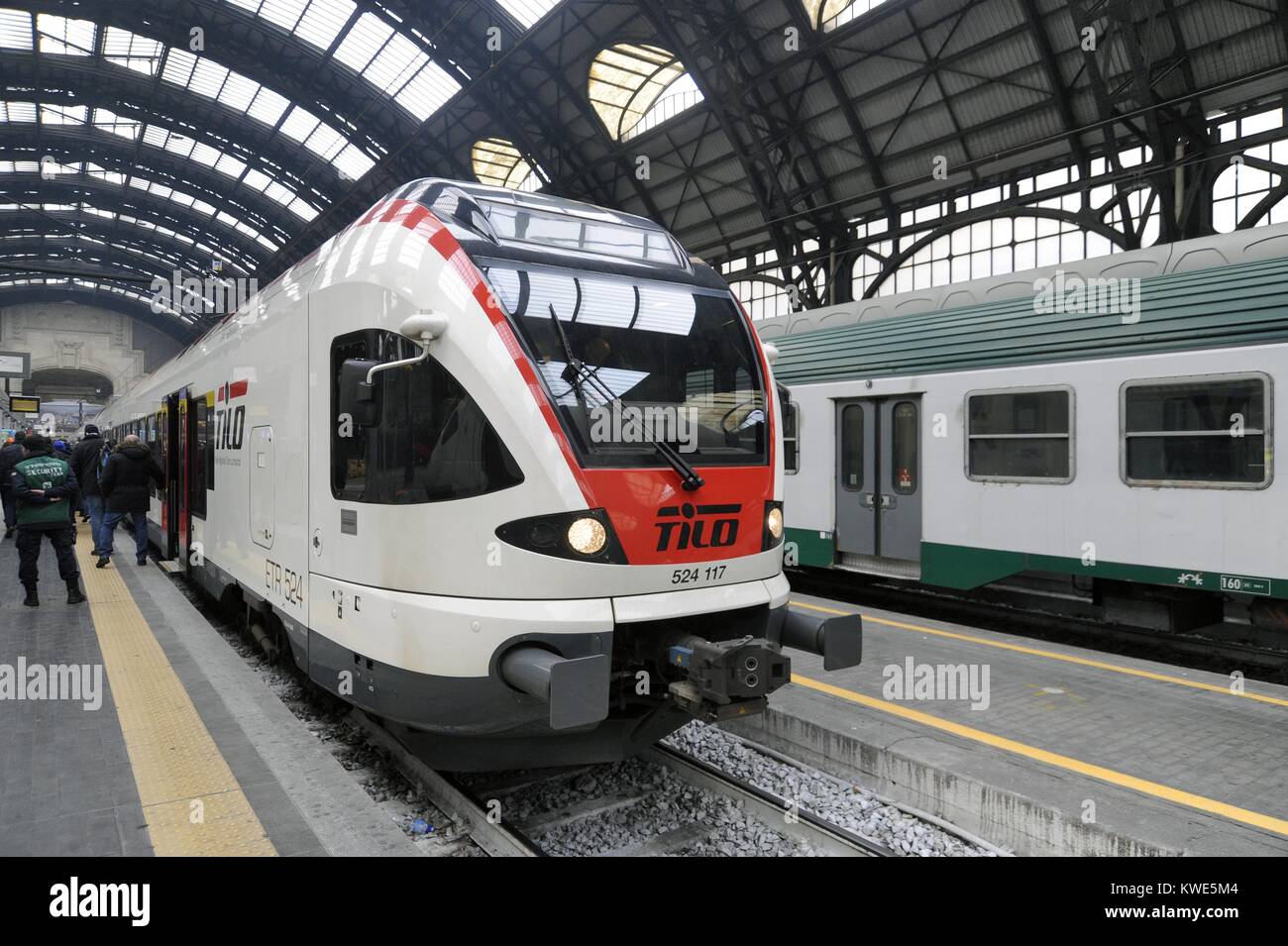 Milan Central Station (Italy), train TiLo, Regional Trains Ticino ...