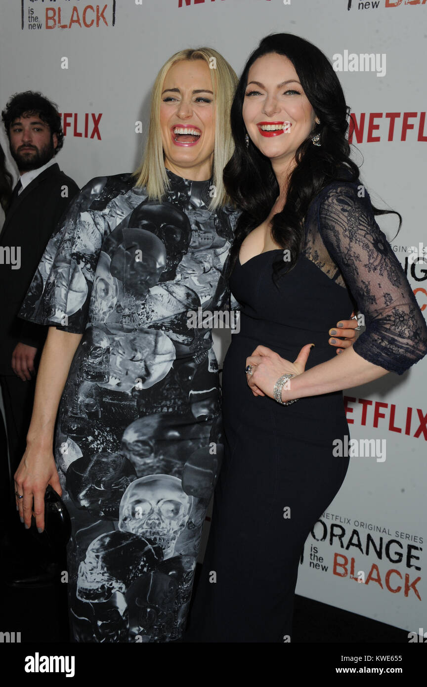 NEW YORK, NY - MAY 15: Taylor Schilling Laura Prepon attends the ...