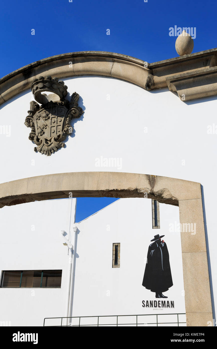 Sandeman Cellars, Gaia District, Porto City, Portugal, Europe Stock ...