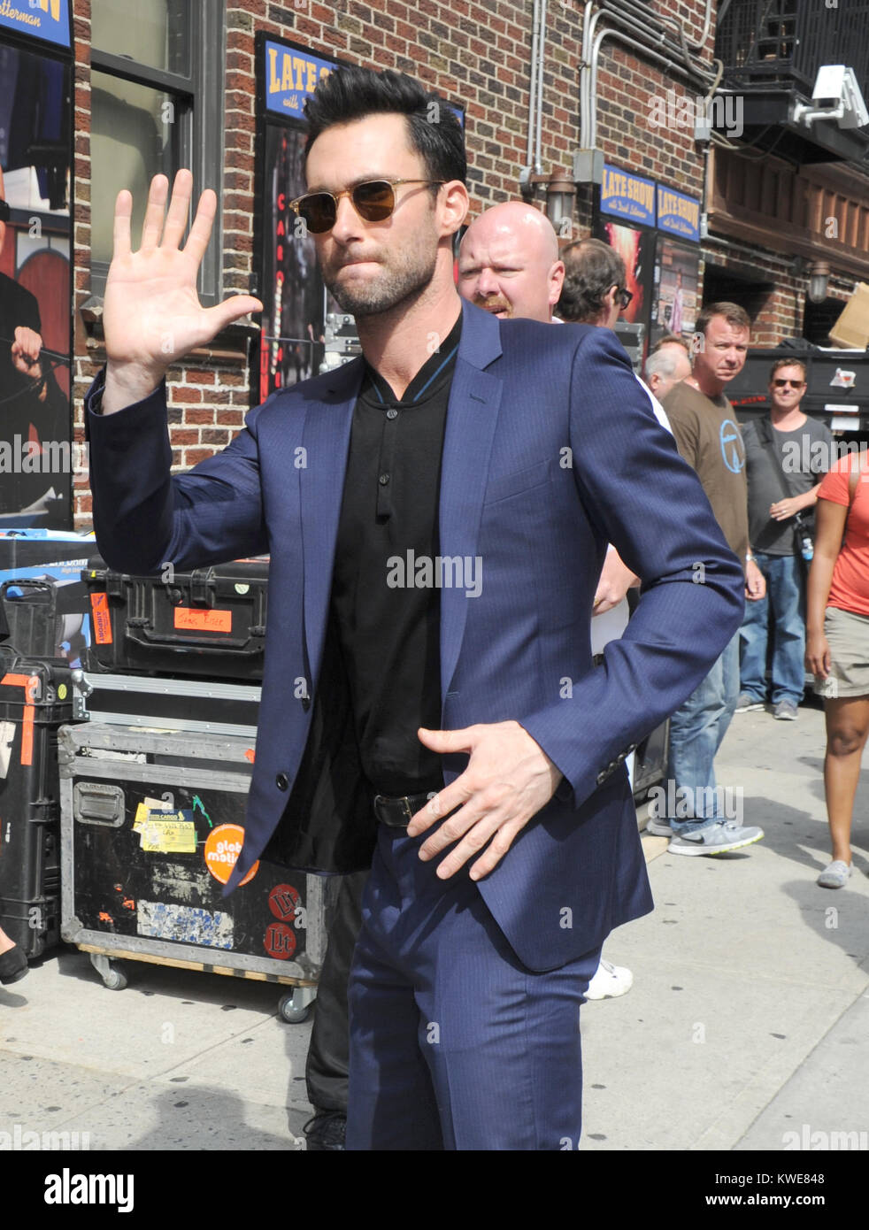 Singer adam levine enters the hi-res stock photography and images - Alamy