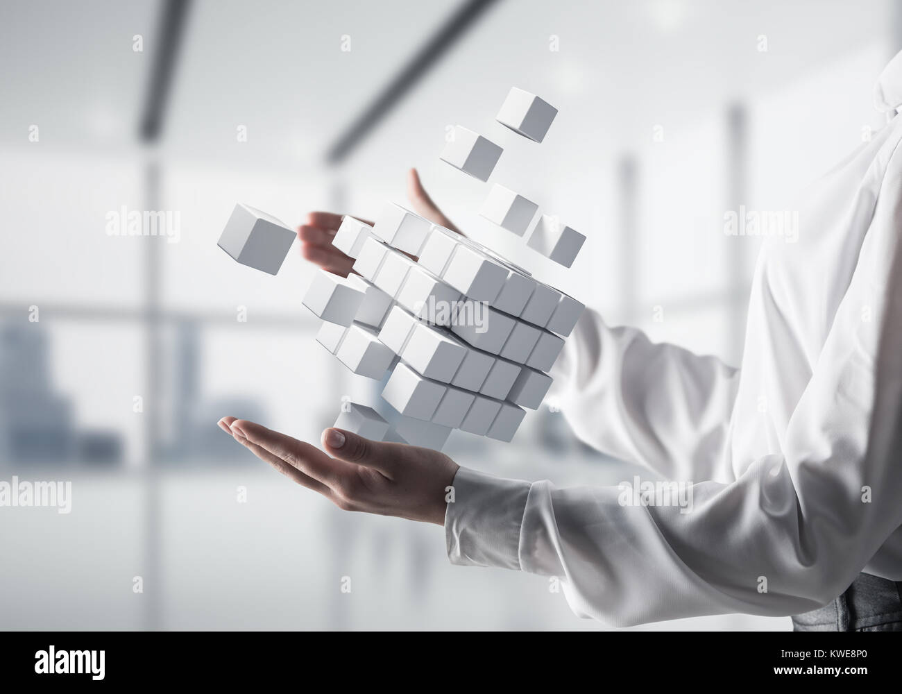 Deep analyzing and problem solving concepts Stock Photo - Alamy