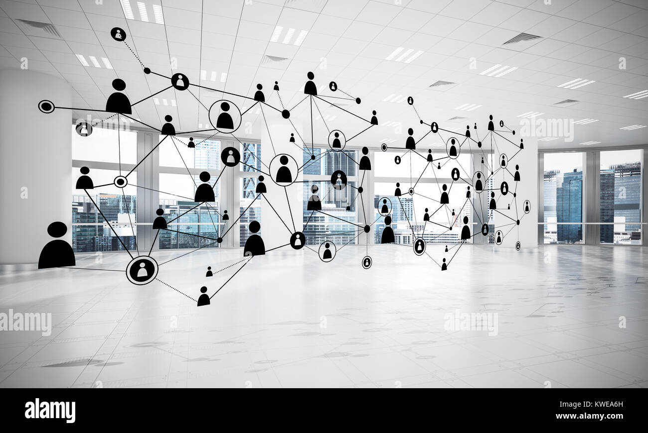 Networking and wireless connection as concept for effective mode Stock ...