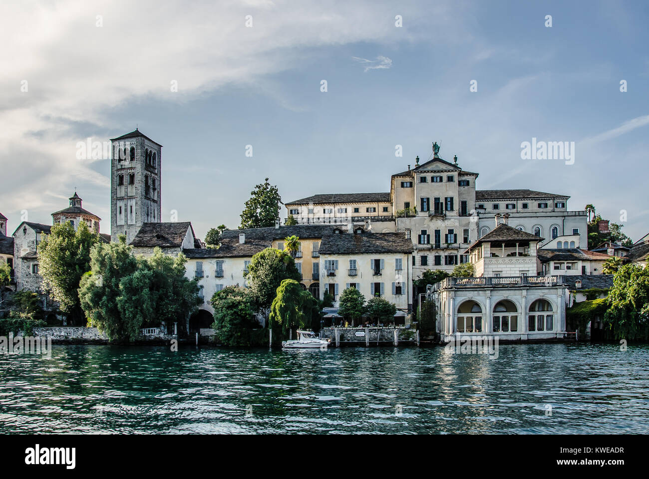 Lake Orta is one the most beautiful of the Italian lakes. Isola San ...