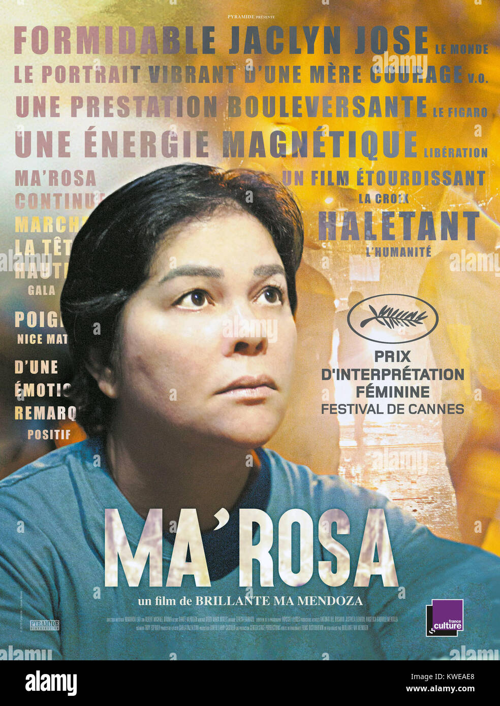 MA' ROSA, French poster, Jaclyn Jose, 2016. ©First Run Features ...
