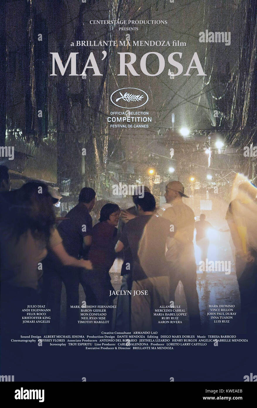 MA' ROSA, poster, bottom center: Jaclyn Jose, 2016. ©First Run Features ...