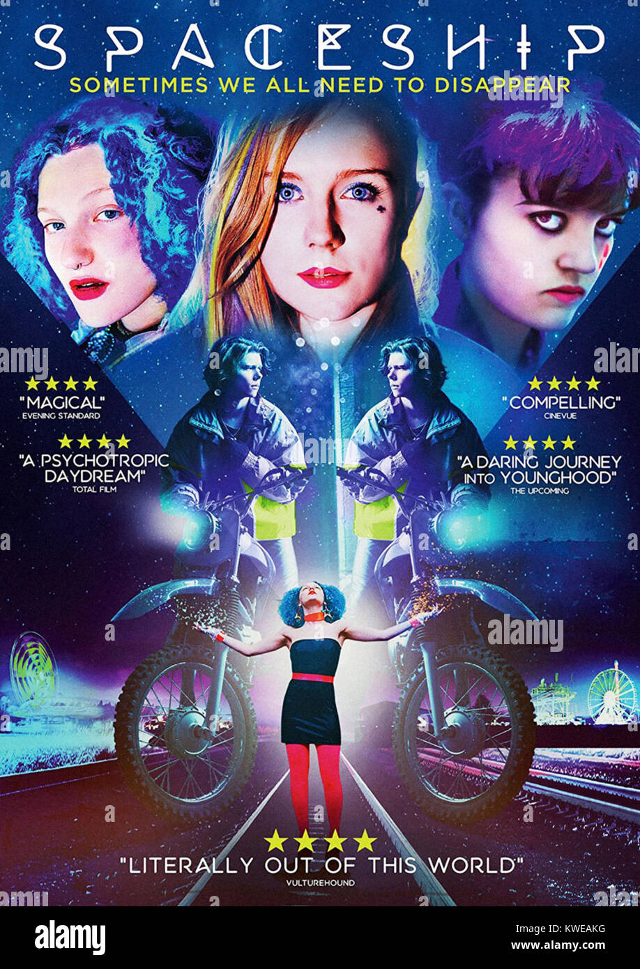SPACESHIP, poster, top l-r: Tallulah Rose Haddon, Alexa Davies, Lara ...