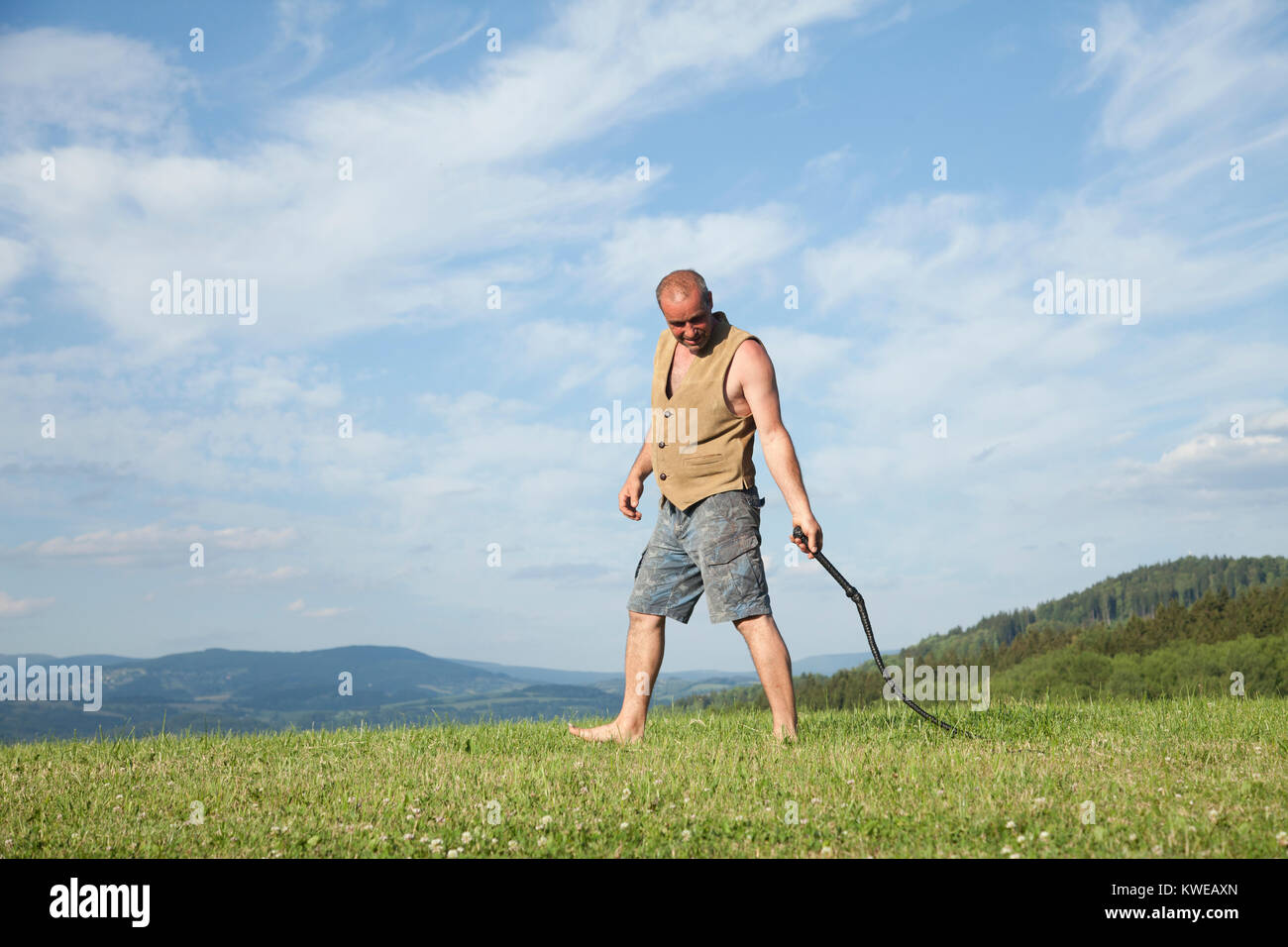 Woman whip man hi-res stock photography and images - Alamy