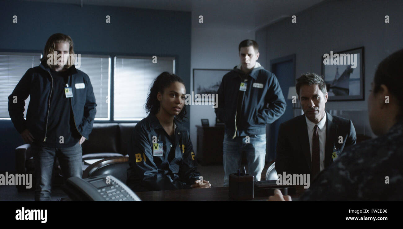 TRAVELERS, (from left): Reilly Dolman, Nesta Cooper, Jared Abrahamson ...