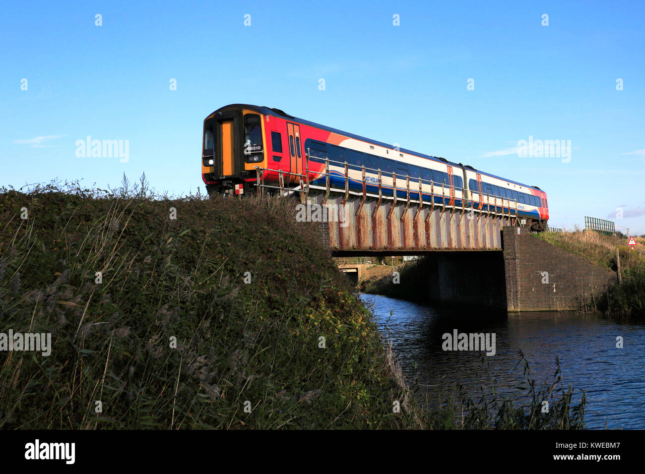 158810 East Midlands Trains, Peterborough to March town line ...
