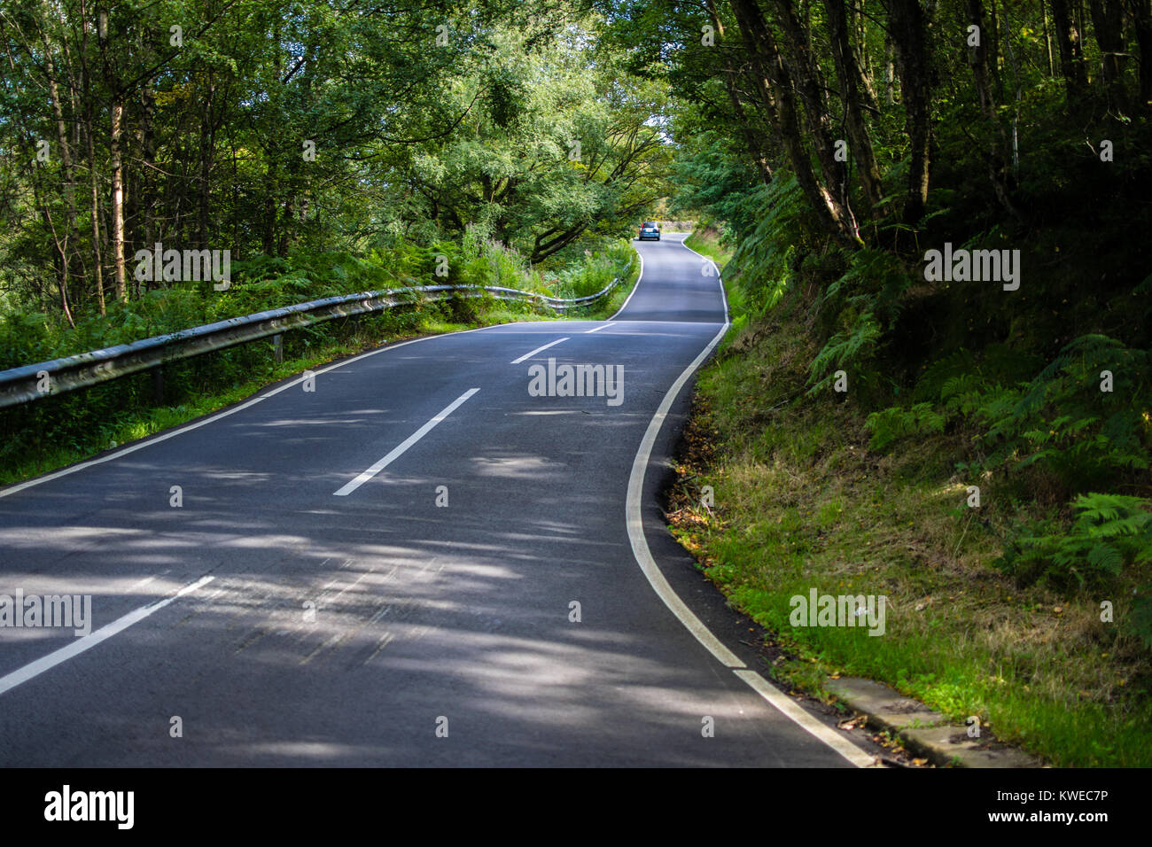 Curvy Country Road Stock Photo - Alamy