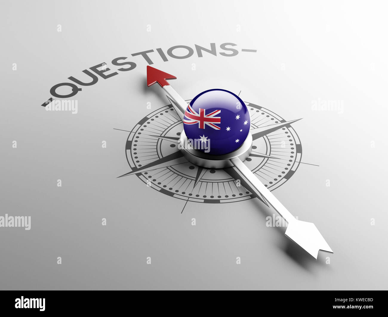 Australia High Resolution Questions Concept Stock Photo - Alamy