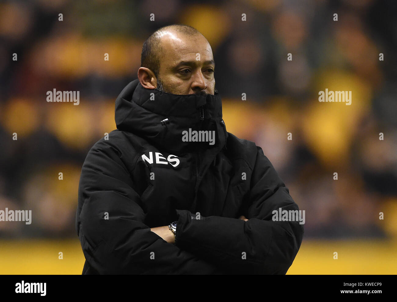 Wolverhampton Wanderers manager Nuno Espirito Santo during the Sky Bet ...
