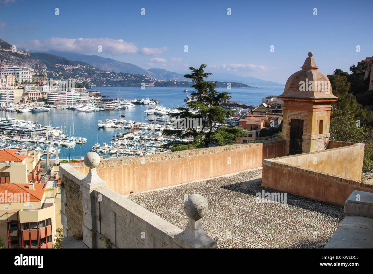 Monaco from the palace hi-res stock photography and images - Alamy
