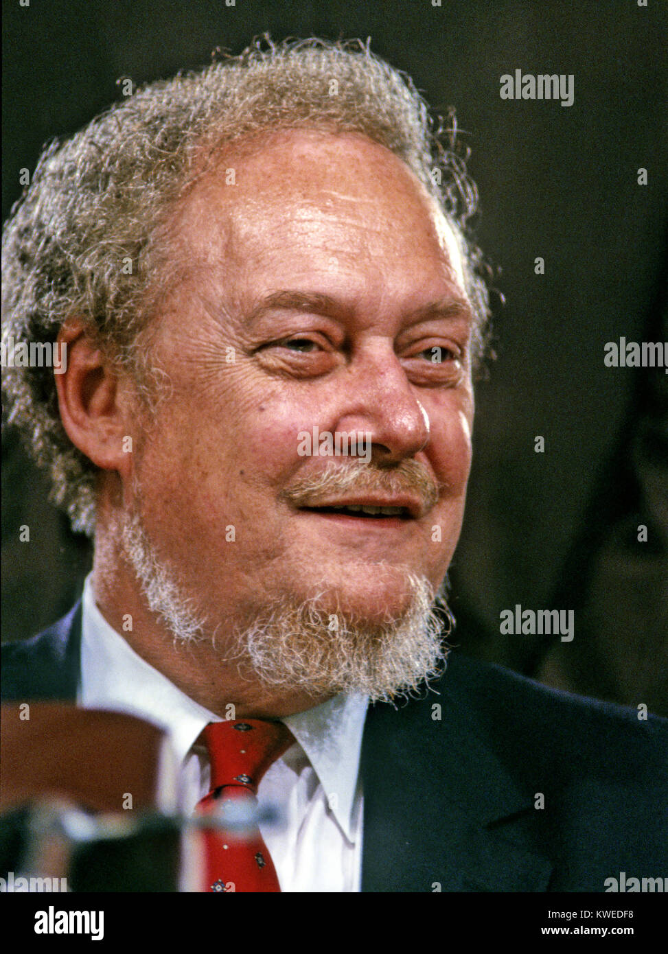 Judge Robert H. Bork, United States President Ronald Reagan's nominee ...