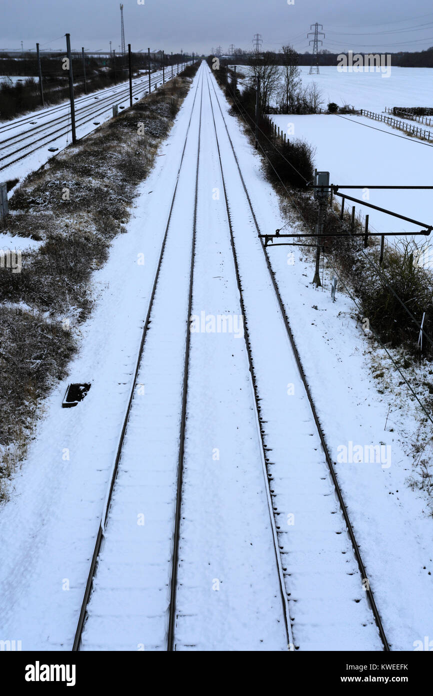 Railway locomotive winter scenery hi-res stock photography and images ...