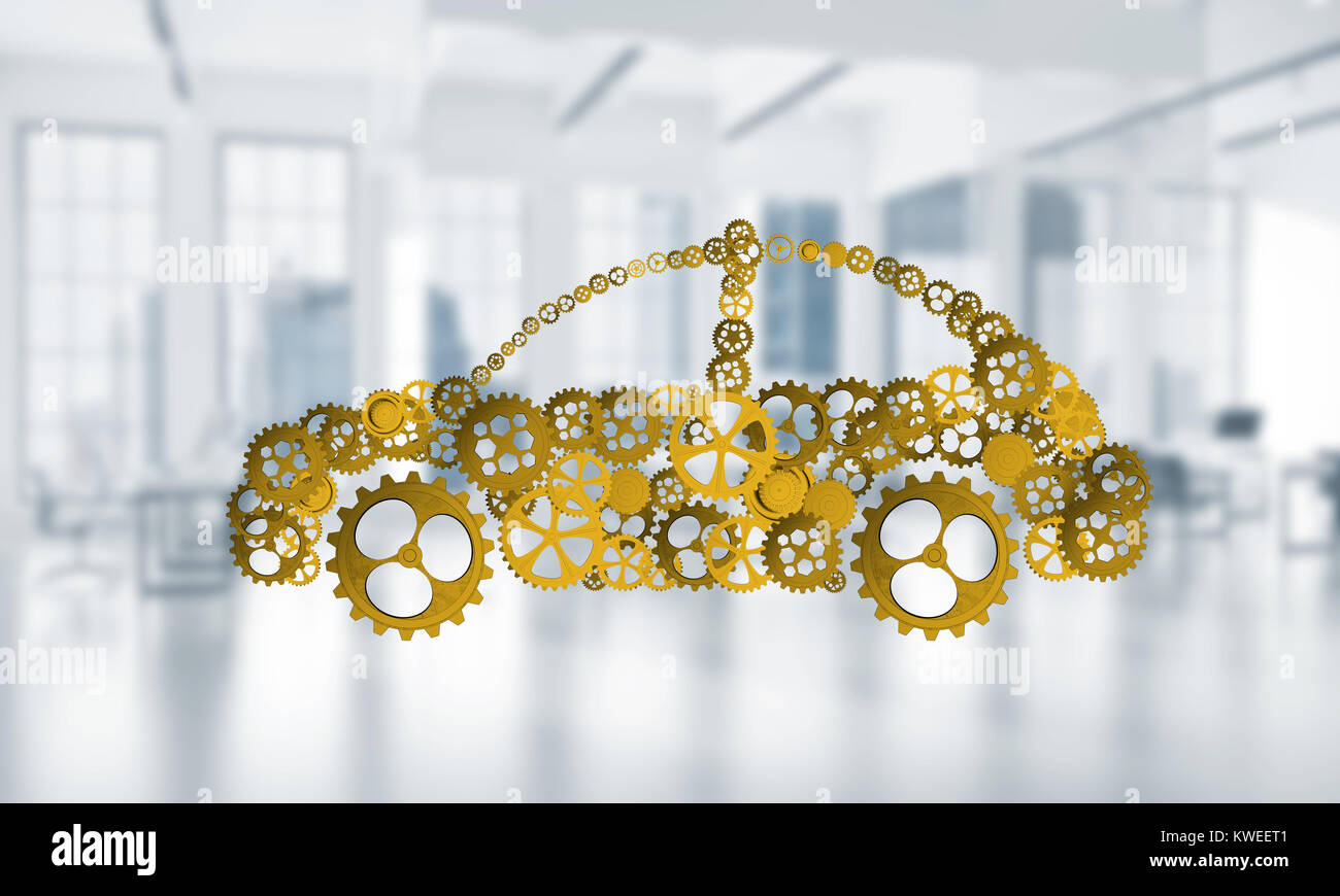 Car service or manufacturing icon Stock Photo - Alamy