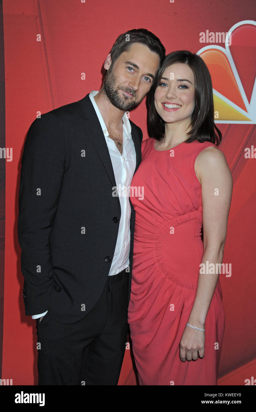 NEW YORK, NY - MAY 12: Ryan Eggold Megan Boone attends the 2014 NBC ...