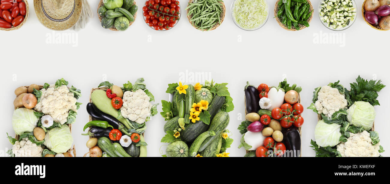 Printable Vegetable Group Fresh Vegetables Food PowerPoint Template