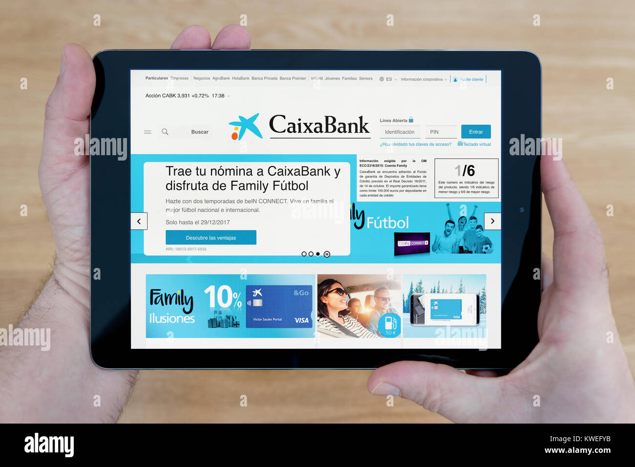 Caixa bank logo hi-res stock photography and images - Alamy