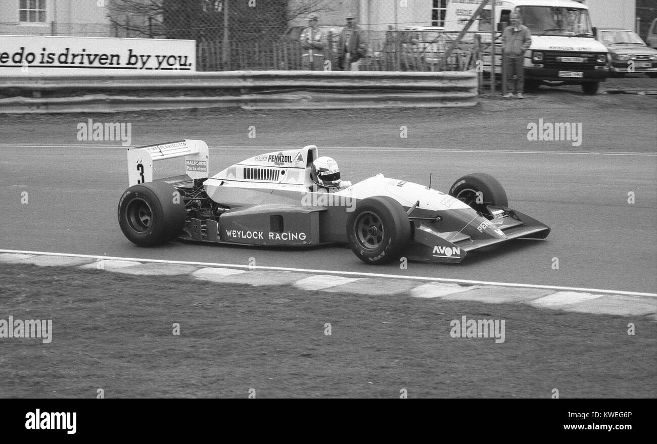 Peter Kox, Reynard 91D, British Formula 2 at Oulton Park, April 1992 ...
