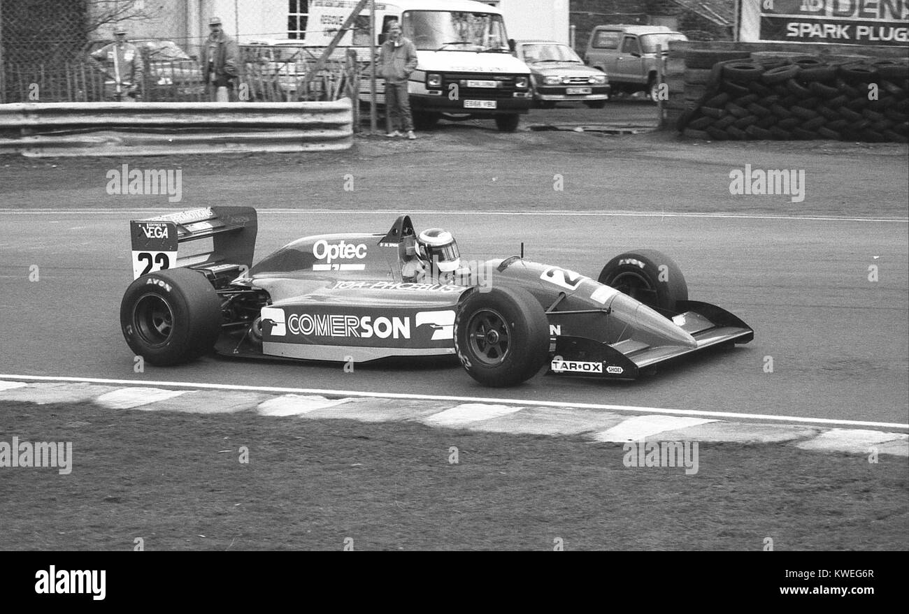 Marco Spiga British Formula 2 at Oulton Park, April 1992 Stock Photo ...