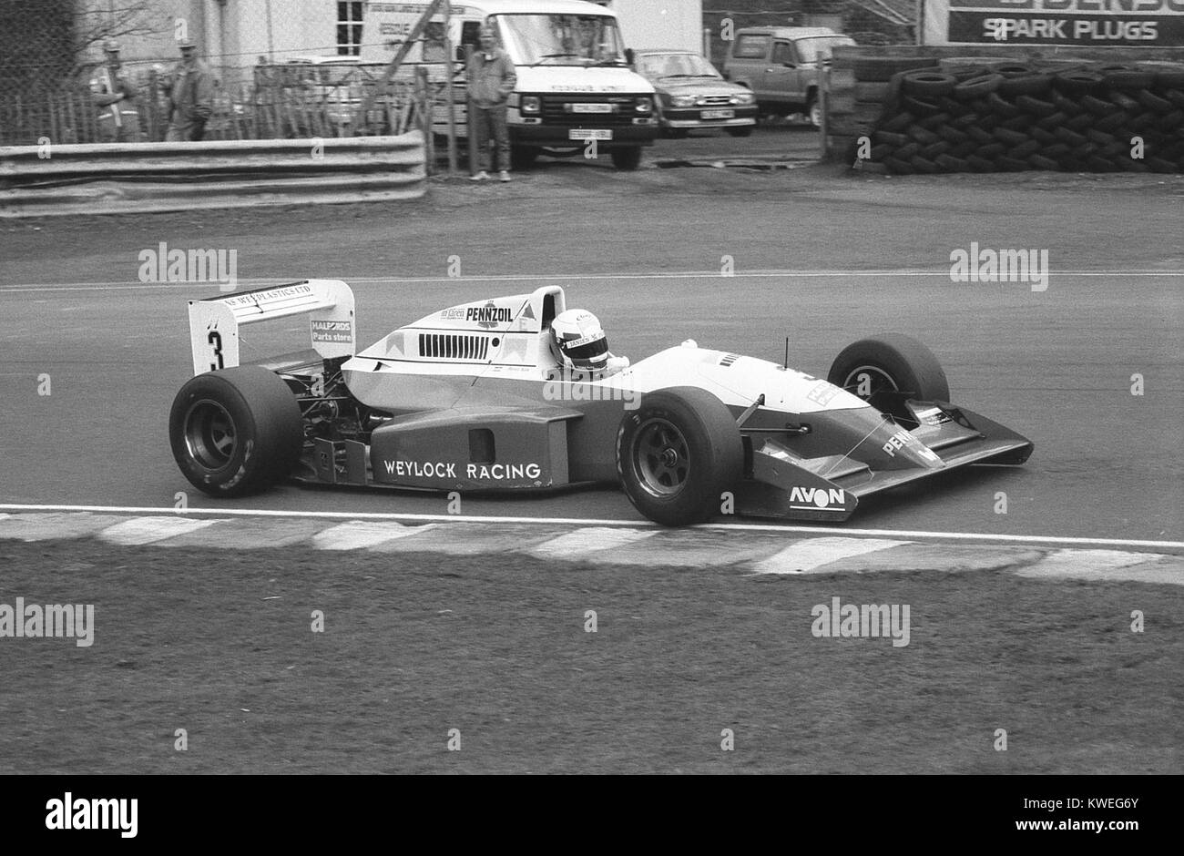Peter Kox, Reynard 91D, British Formula 2 at Oulton Park, April 1992 ...