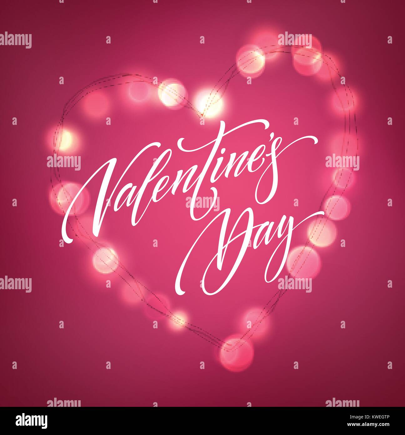 Glowing pink heart hi-res stock photography and images - Alamy