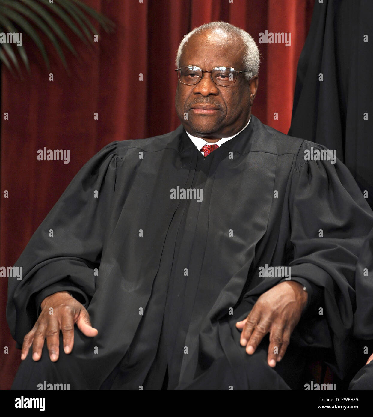 Associate Justice Clarence Thomas and the Supreme Court Justices of the ...