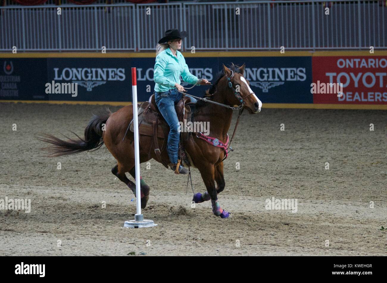 The Royal Agricultural Winter fair Rodeo night on the final night of ...