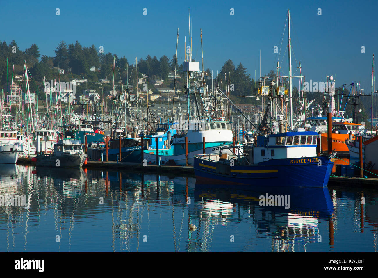 Marina, Newport, Oregon Stock Photo - Alamy