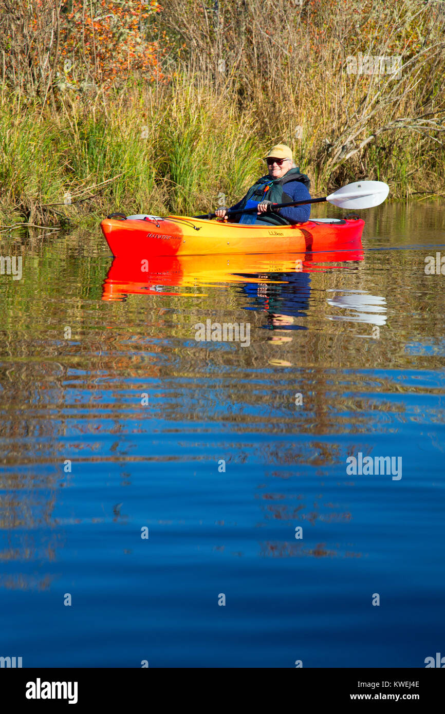 Kayaking on Beaver Creek, Brian Booth State Park, Oregon Stock Photo ...