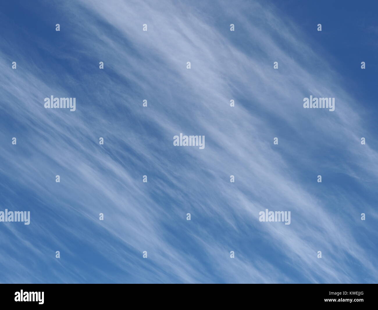 Striped pattern white clouds on blue sky, Alice Springs, Australia 2017 ...
