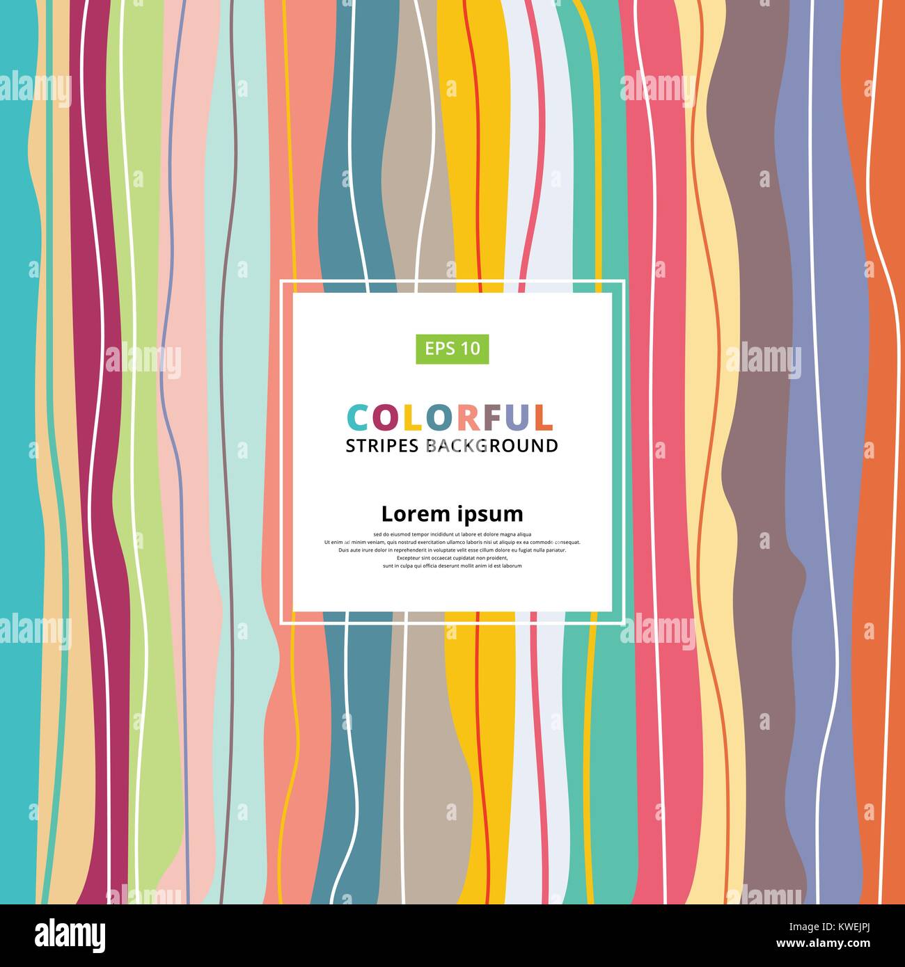 Abstract colorful pastels vertical striped background. Vector ...