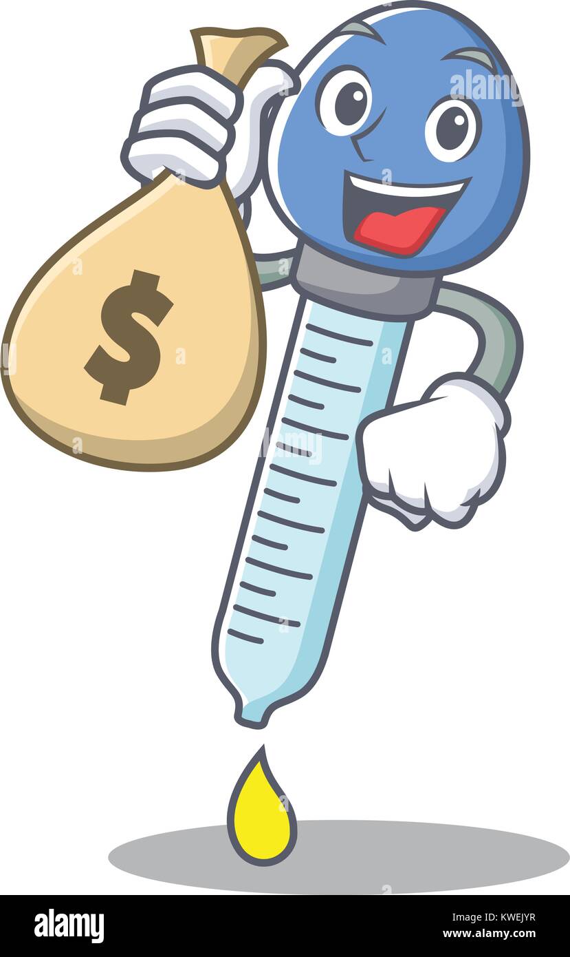 With money bag dropper character cartoon style Stock Vector Image & Art ...