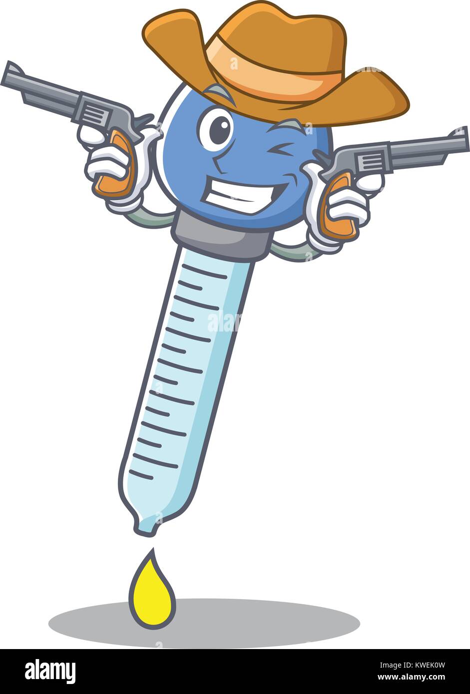 Cowboy dropper character cartoon style Stock Vector Image & Art - Alamy