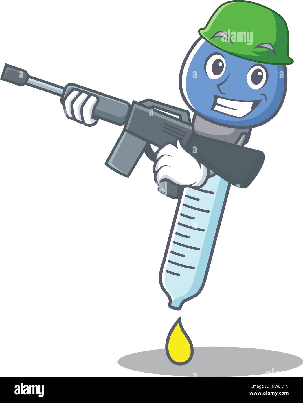 Army dropper character cartoon style Stock Vector Image & Art - Alamy