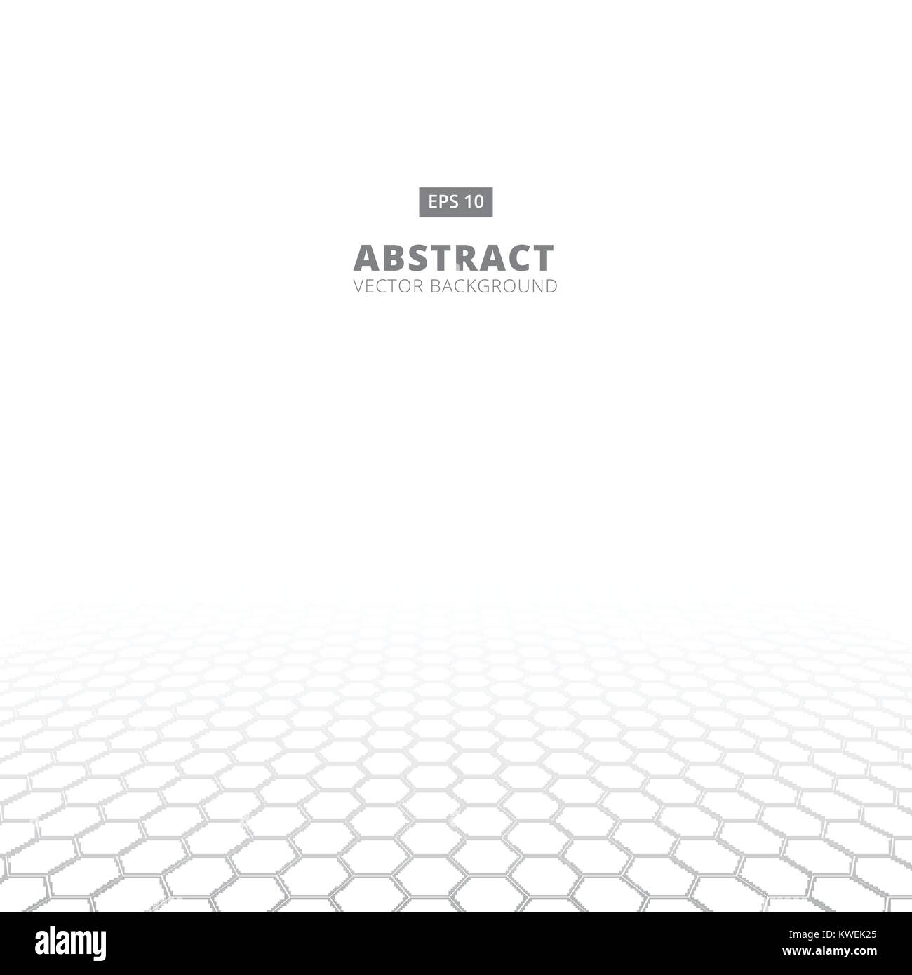 Perspective grid pixel hexagonal texture black and white. Vector ...