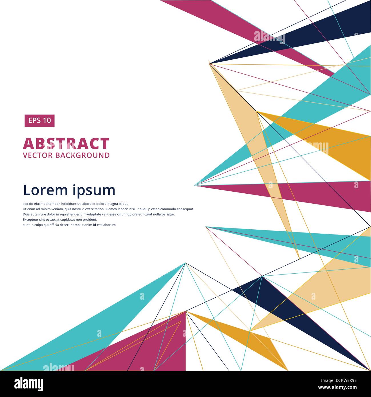 Abstract lines triangle modern technology design for internet ...